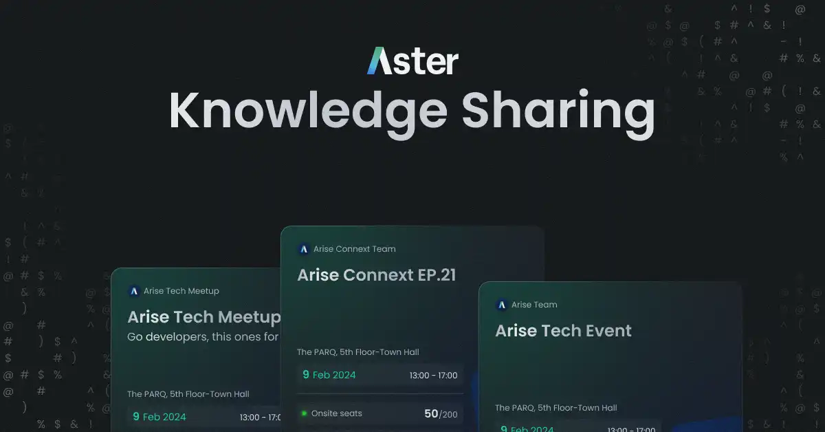 Aster | Knowledge Sharing